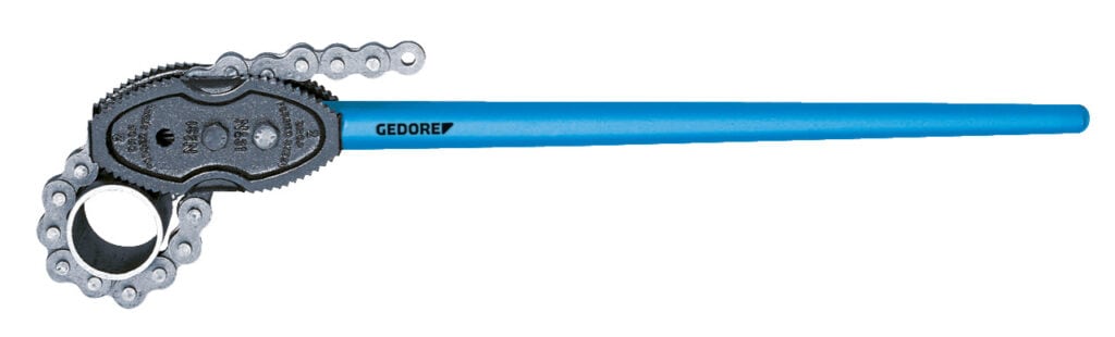 122 Chain pipe wrench American model - GEDORE - Tools for Life